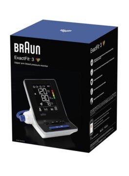 Braun Exact Fit 3 Upper Arm Blood Pressure Monitor, BUA 6150, Black ...
